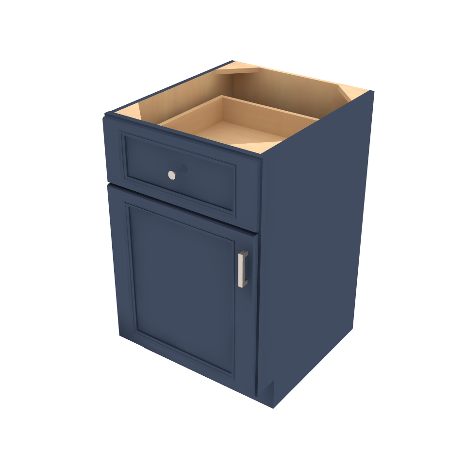 Brooklyn Midnight Single Door Standard Base Cabinet - 21" W – CabinetHub
