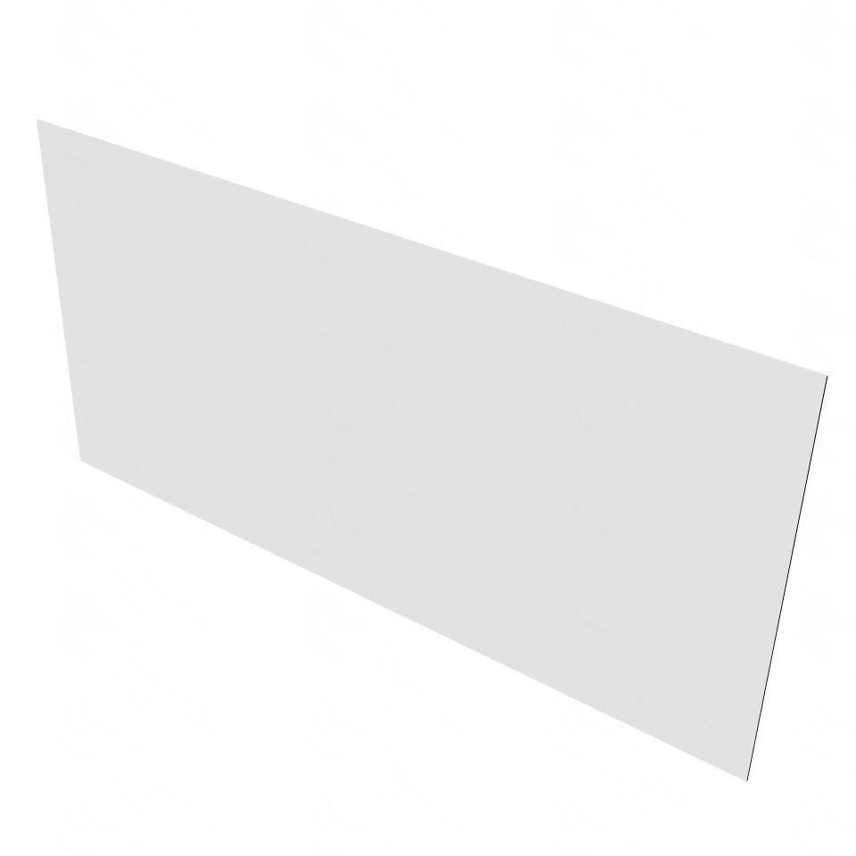 Brooklyn Bright White Back panel - Long Grain - 96" W x 48" H x 0.25 ...